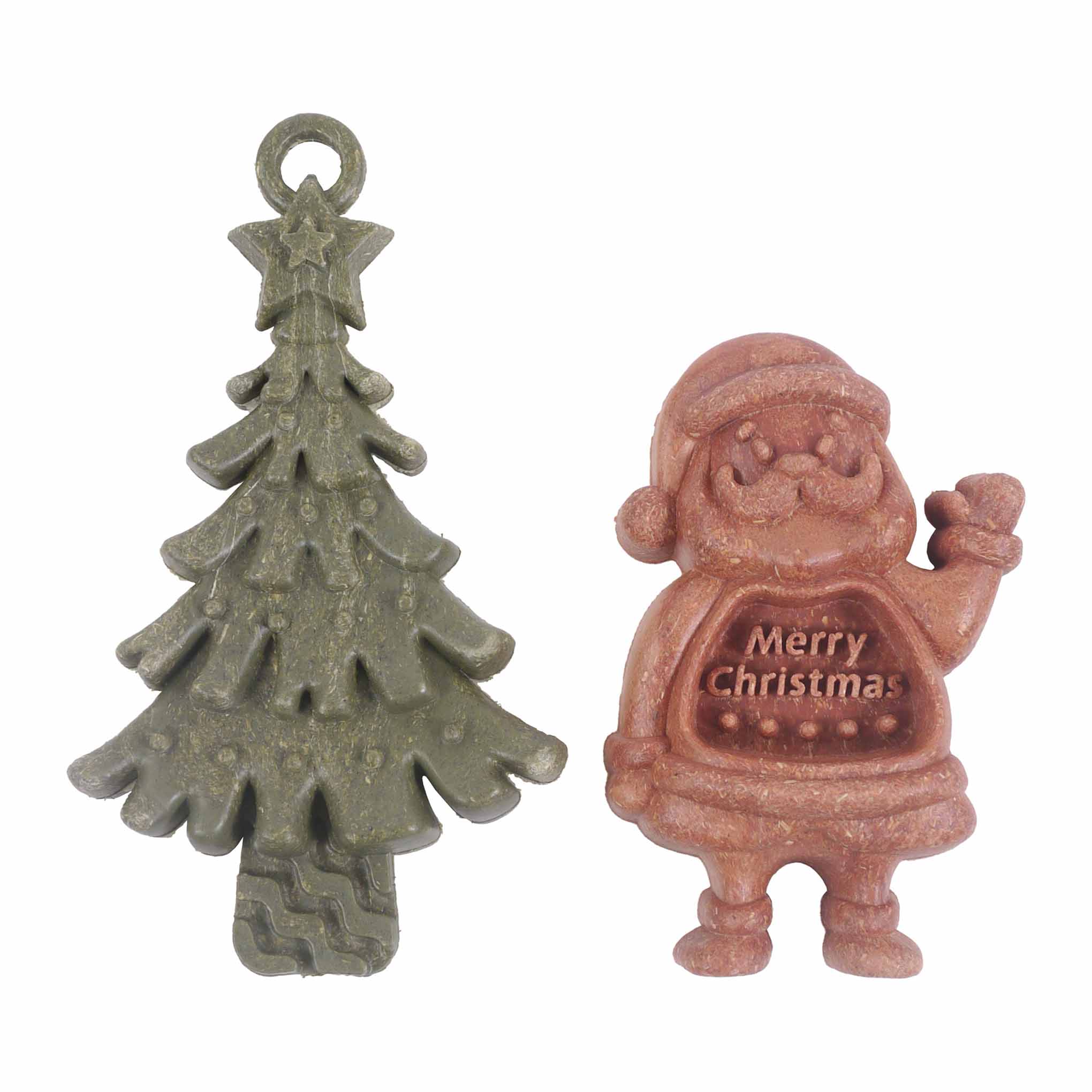 Rosewood Cupid & Comet Veggie Burst Santa & Tree Duo Gnaw Treats for S ...